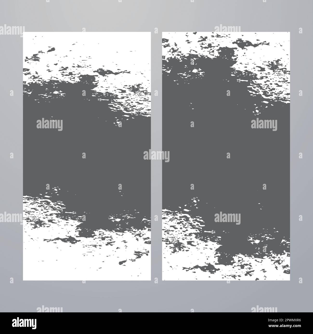 Abstract black and white banner template. Editable, resizable, EPS 10 ...