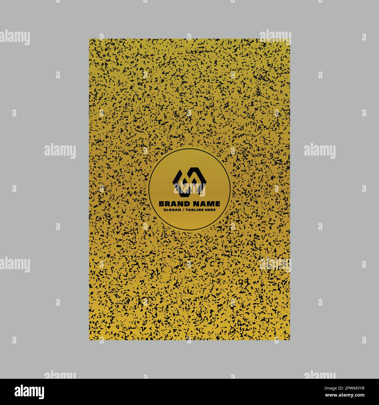 Modern poster with gritty texture style. Editable, resizable, EPS 10 ...