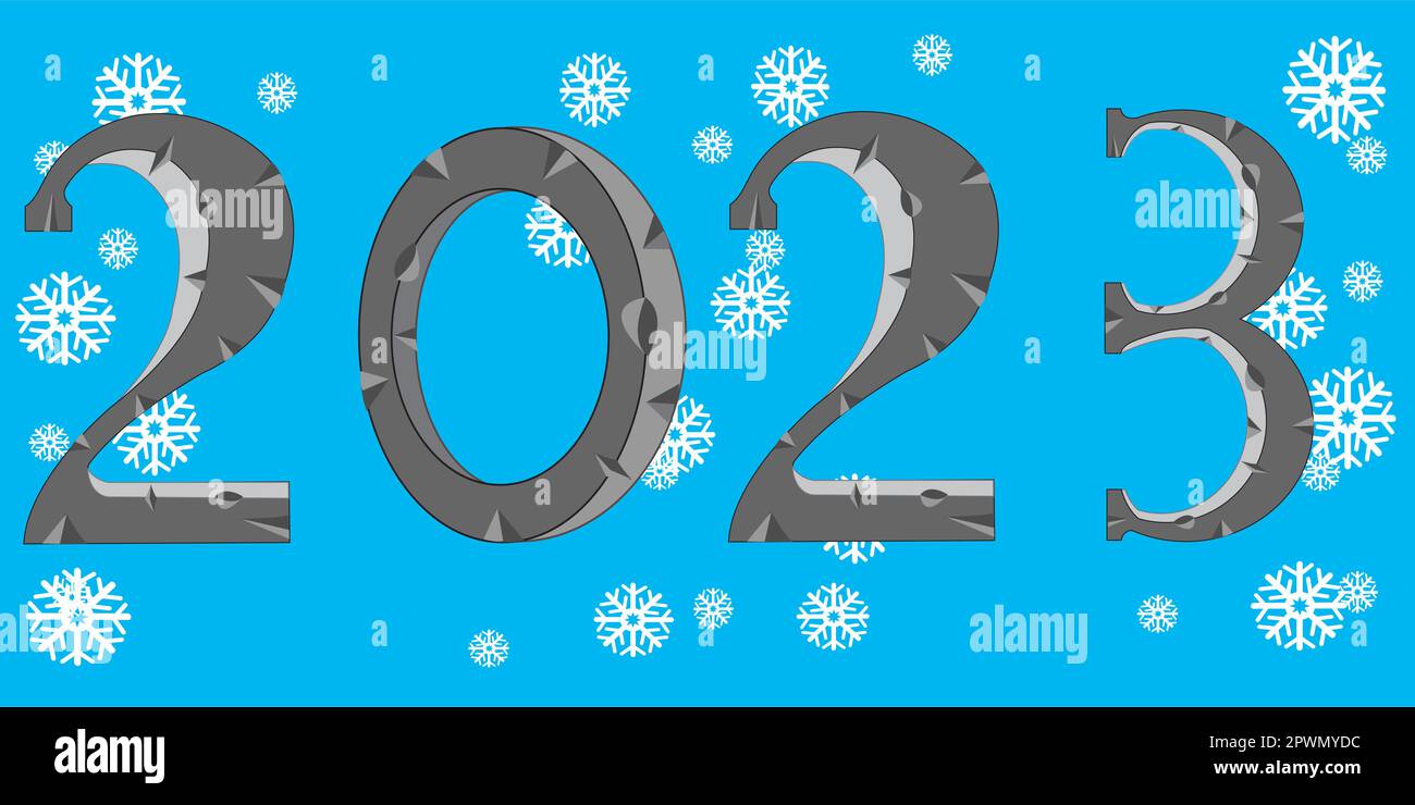 2023 numerals hi-res stock photography and images - Alamy