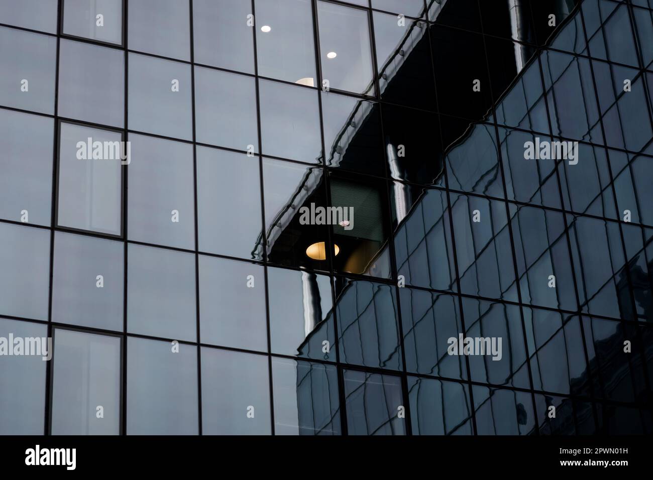 Modern office building with glass facade. modern business center Stock ...