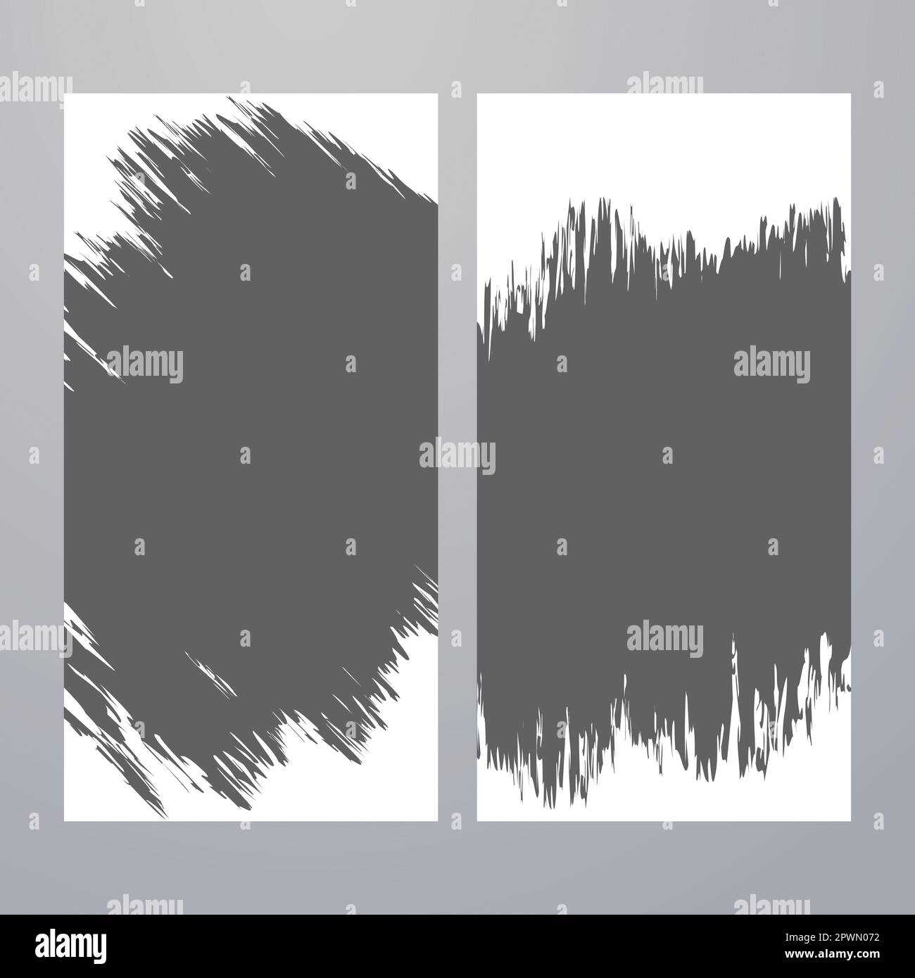 Abstract black and white banner template. Editable, resizable, EPS 10 ...