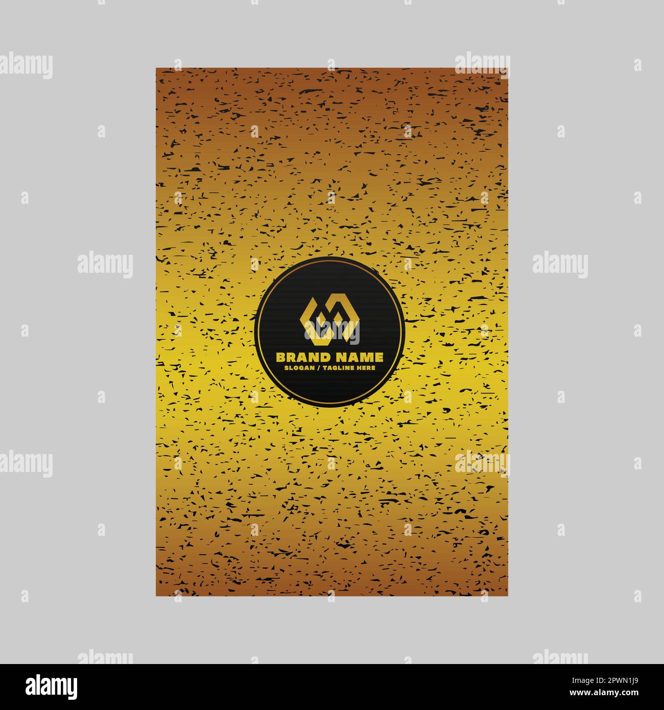 Modern poster with gritty texture style. Editable, resizable, EPS 10 ...