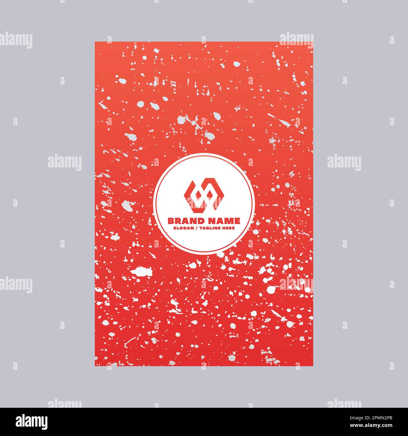 Modern poster with grunge texture style. Editable, resizable, EPS 10 ...