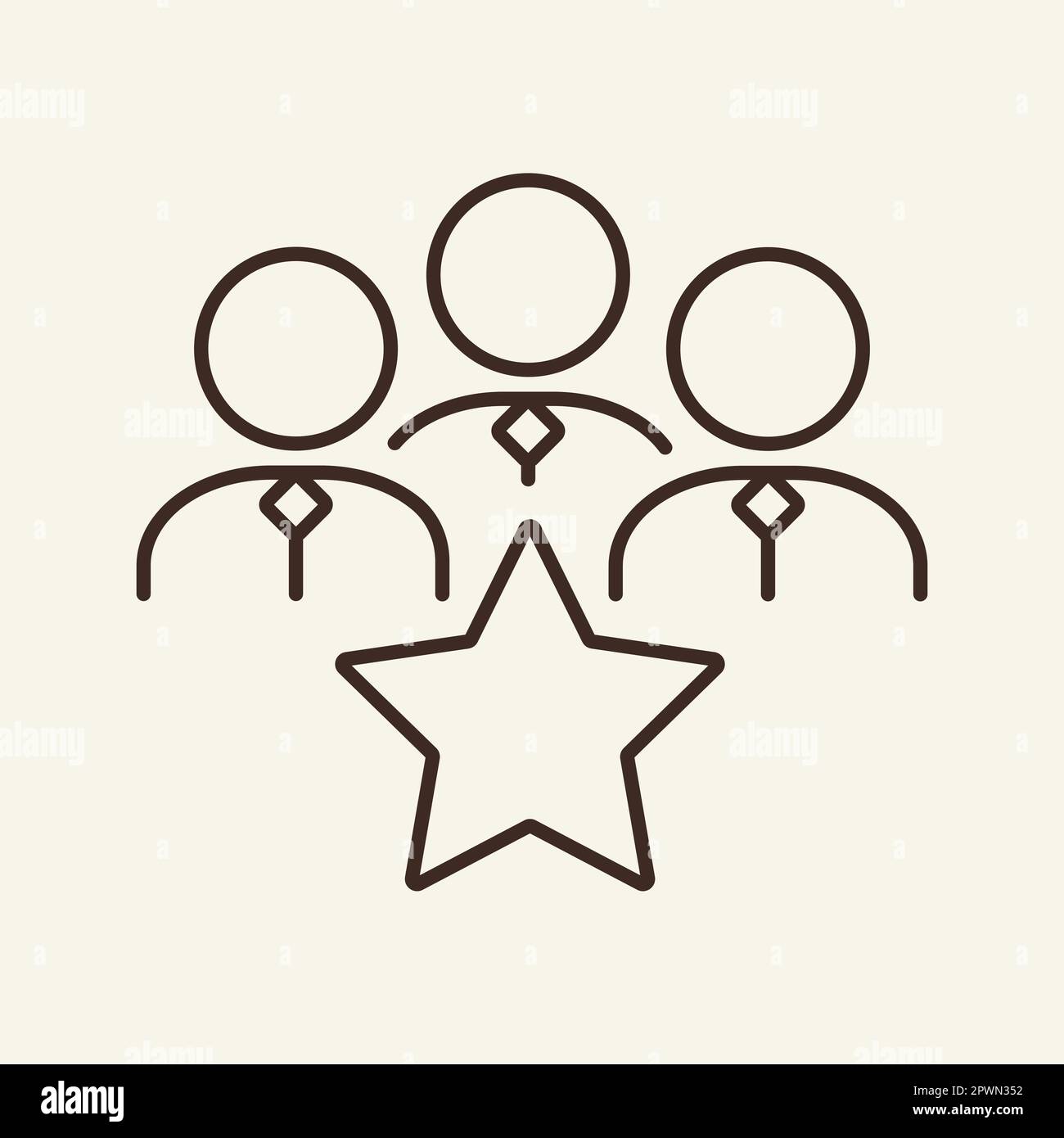 Best employees line icon Stock Vector Image & Art - Alamy
