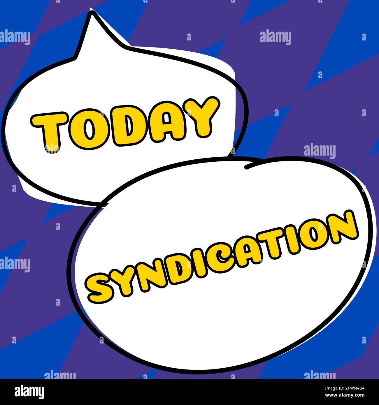 Conceptual caption Syndication, Concept meaning the transfer of ...