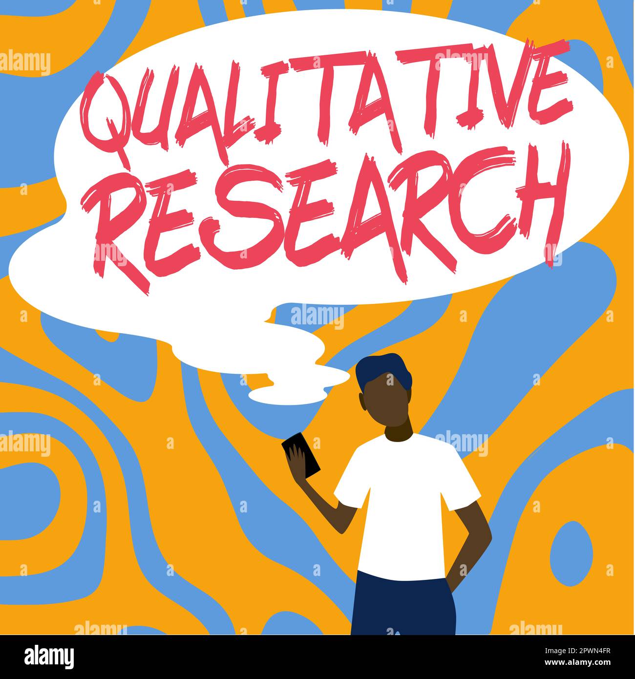 Inspiration showing sign Qualitative Research, Business overview ...