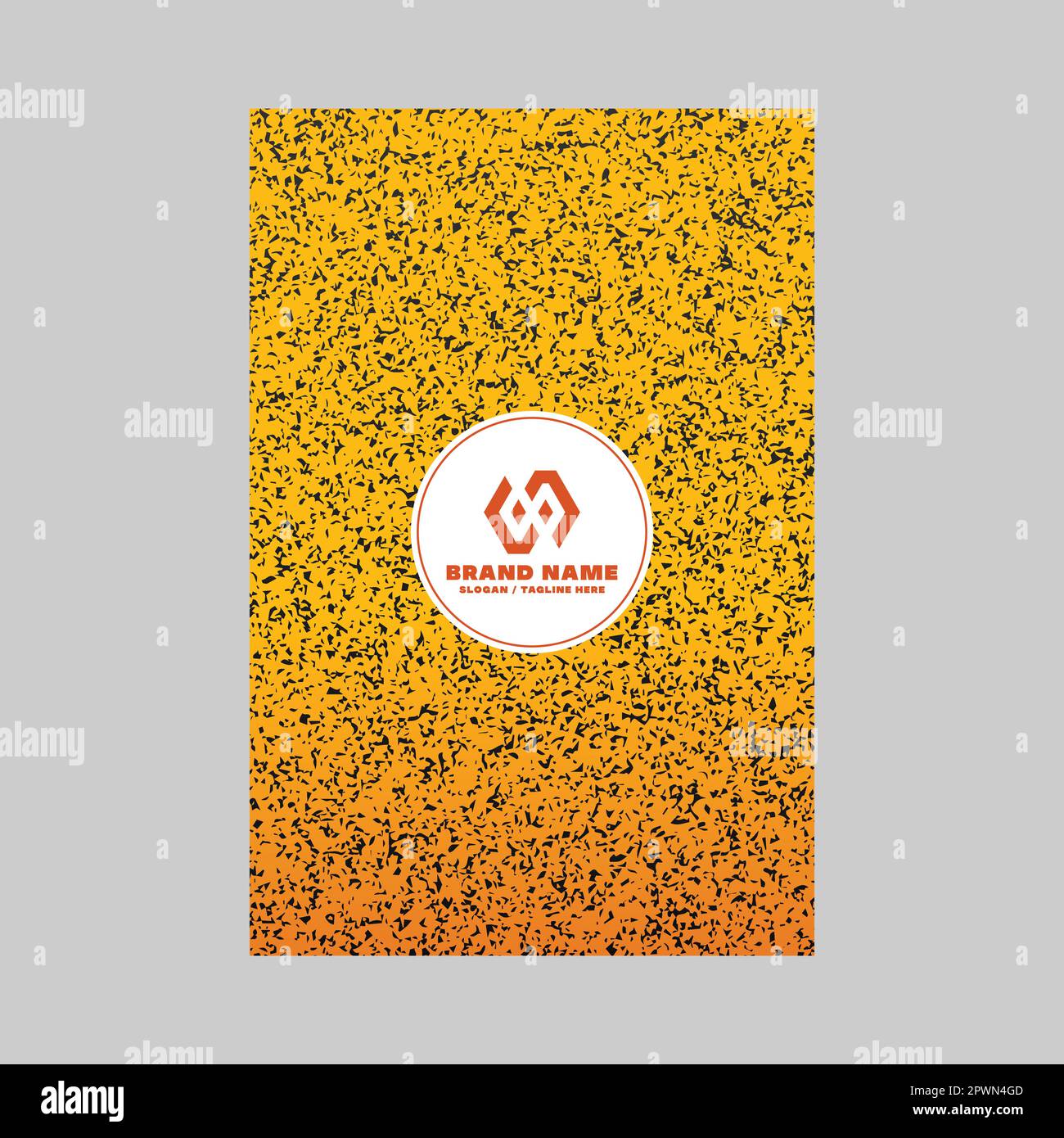 Modern poster with gritty texture style. Editable, resizable, EPS 10 ...