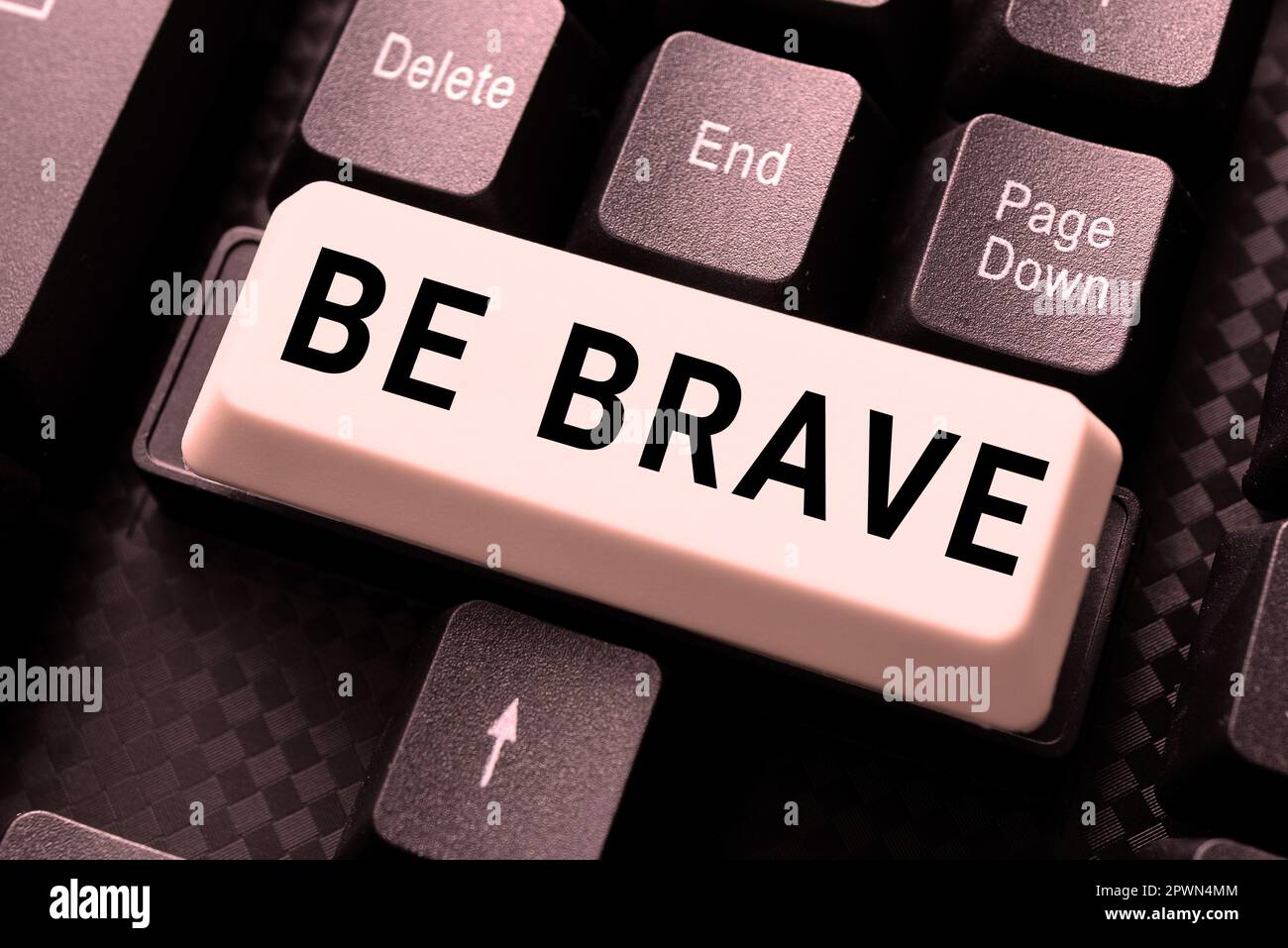 Inspiration showing sign Be Brave, Business showcase ready to face and ...