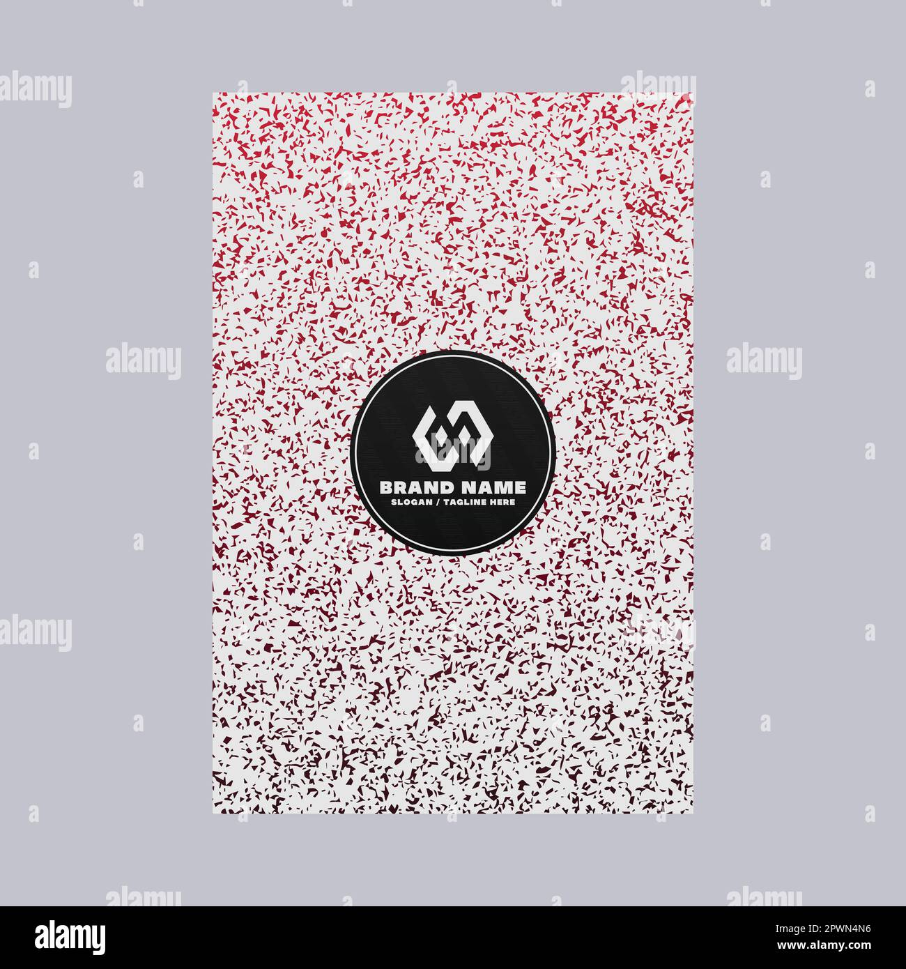 Modern poster with gritty texture style. Editable, resizable, EPS 10 ...