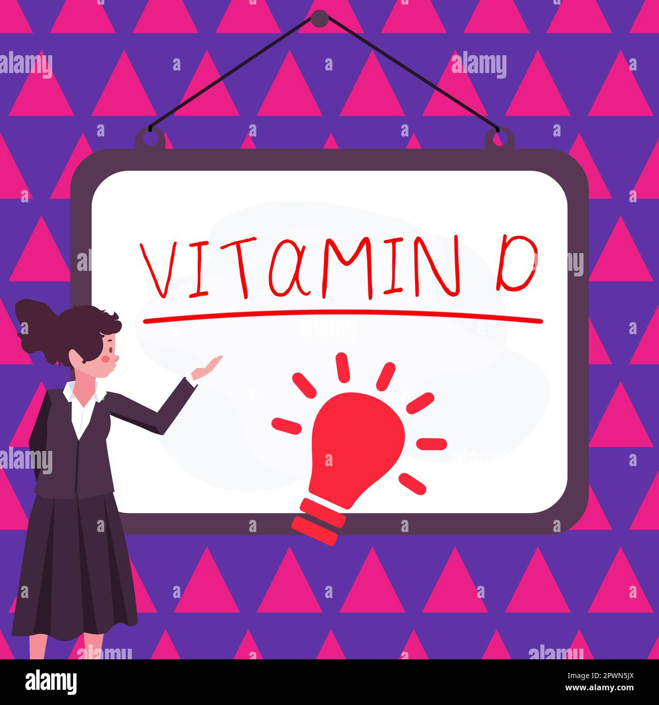Conceptual display Vitamin D, Business approach Nutrient responsible ...
