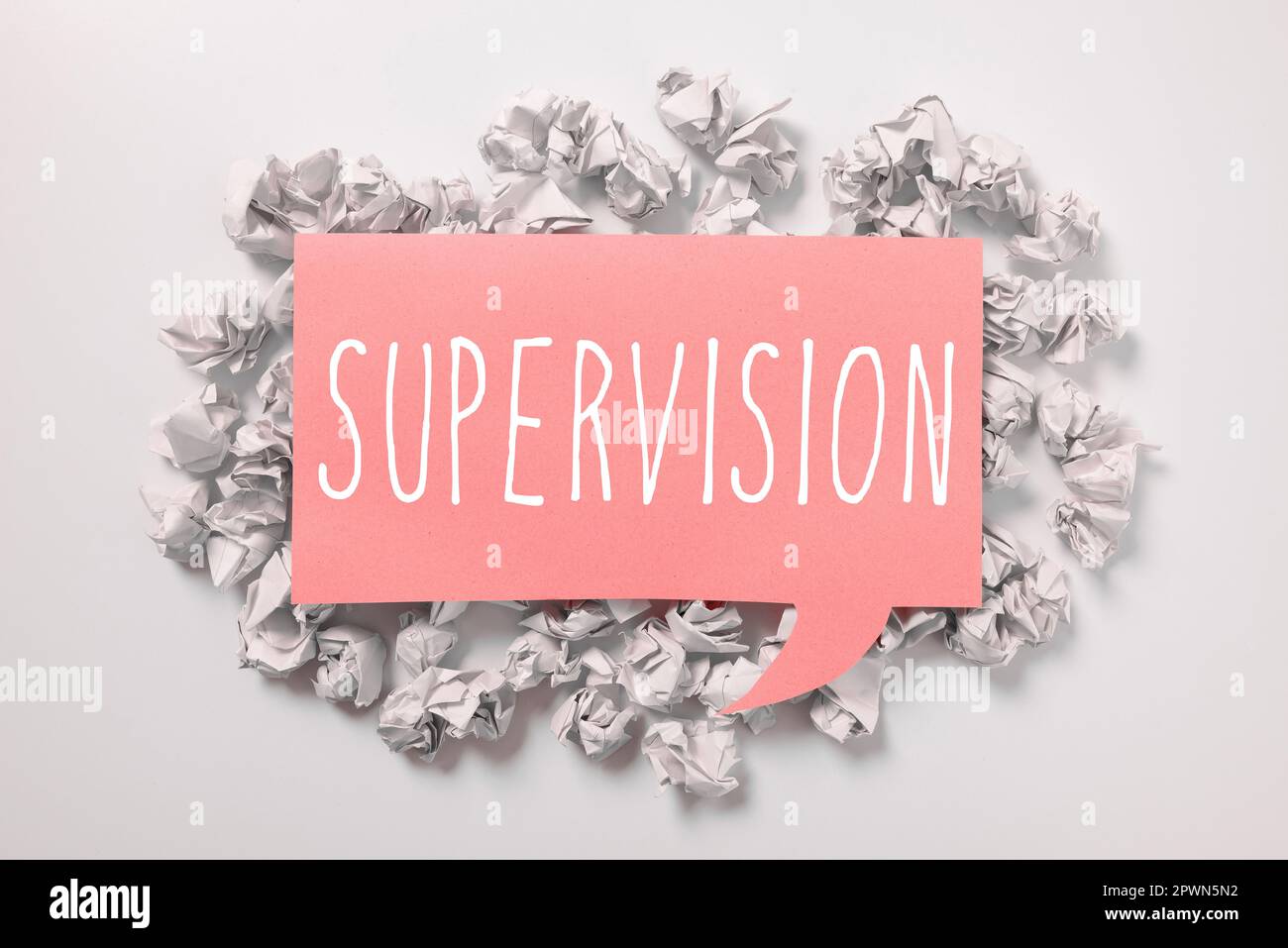 Text sign showing Supervision, Internet Concept monitoring and ...