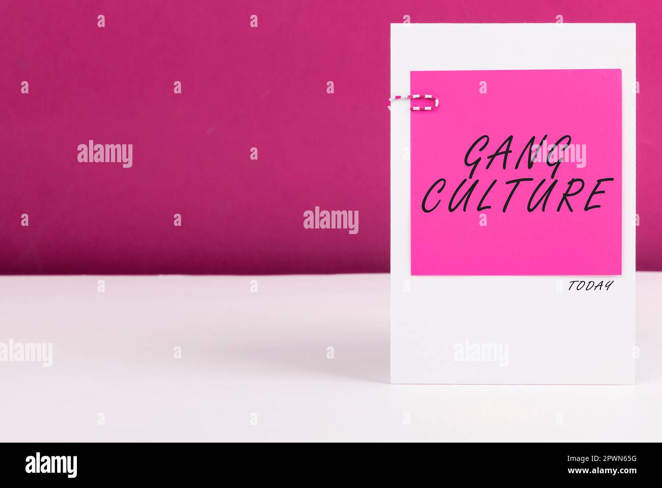 Writing displaying text Gang Culture, Conceptual photo particular ...