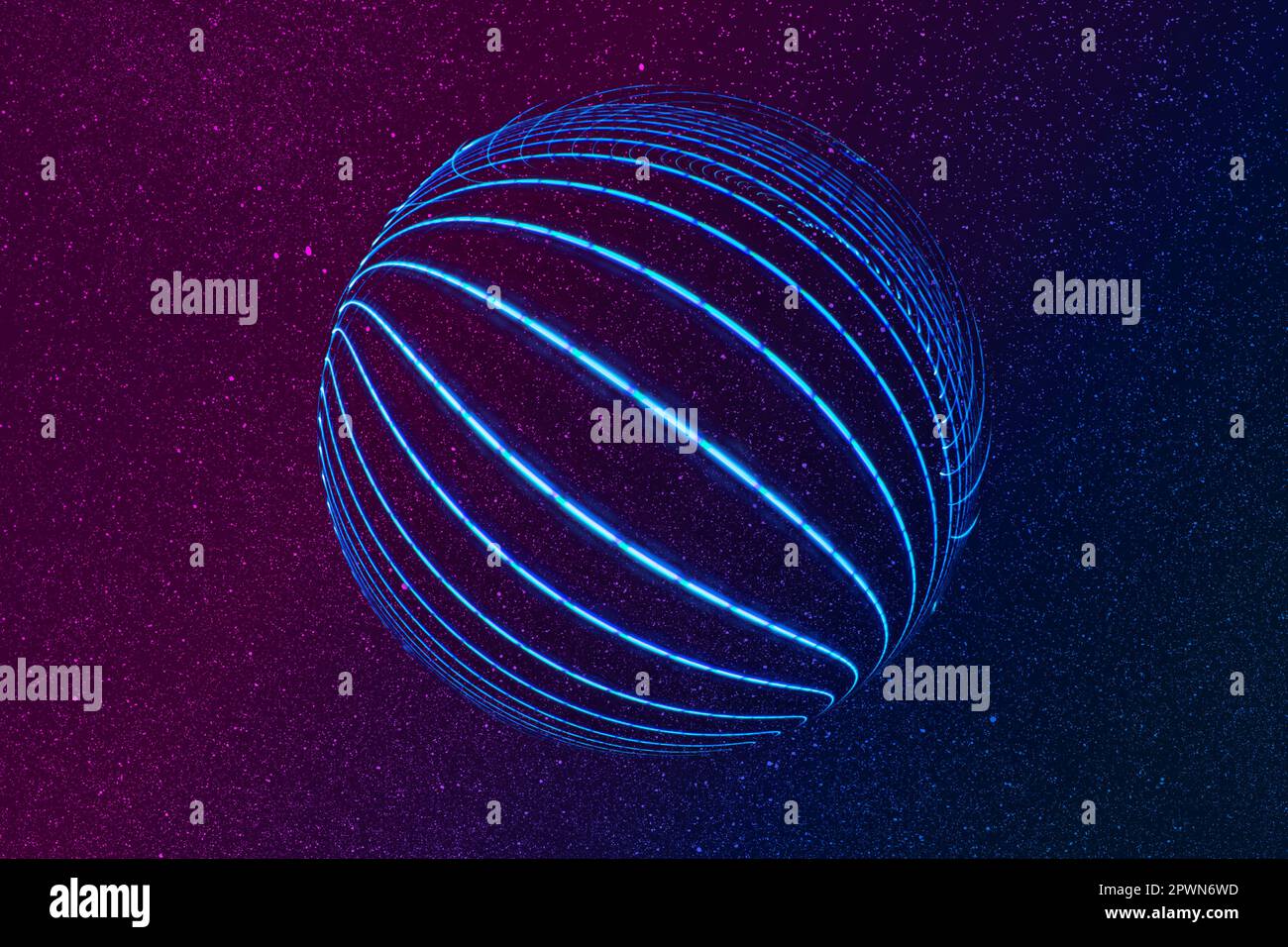 Abstract background with diagonal gradient from blue to pink sprayed ...