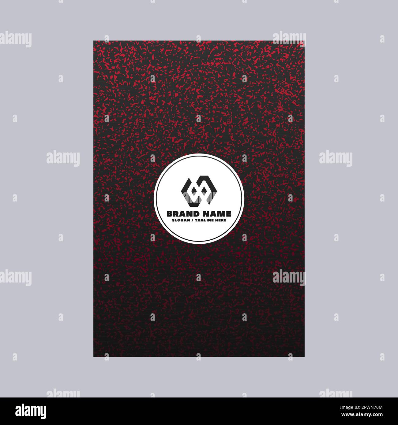 Modern poster with gritty texture style. Editable, resizable, EPS 10 ...