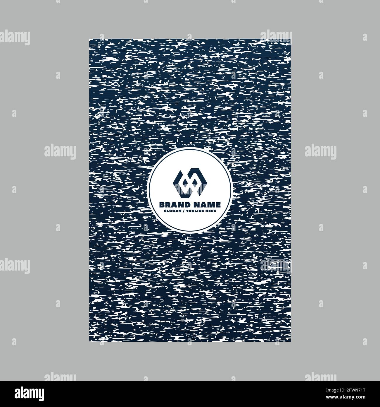 Modern poster with gritty texture style. Editable, resizable, EPS 10 ...