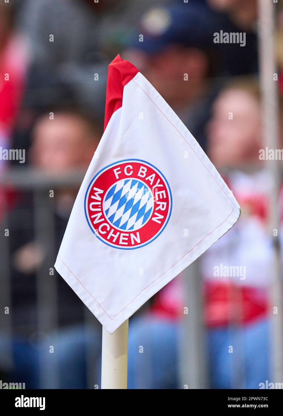 Munich, Germany. 30th Apr, 2023. beim Eckball Ecke, Eckfahne, corner ...