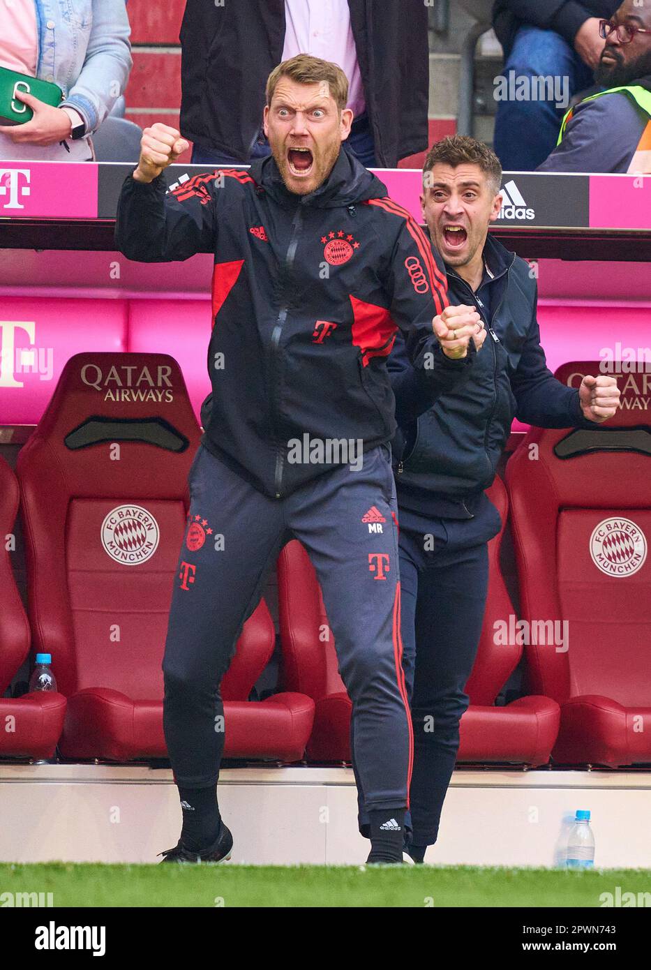 Munich, Germany. 30th Apr, 2023. Michael Rechner goalkeeper coach ...