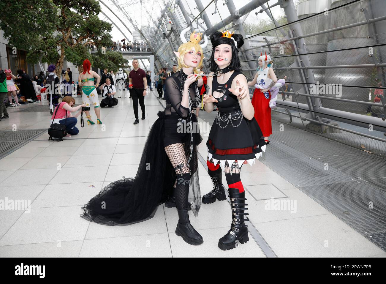 Cosplayer bei der Manga-Comic-Con auf der Leipziger Buchmesse 2023 ...