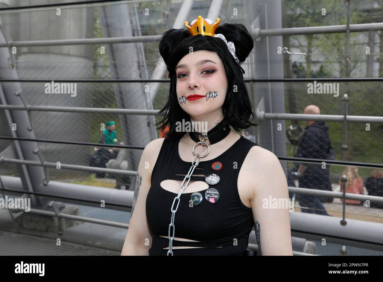 Cosplayer bei der Manga-Comic-Con auf der Leipziger Buchmesse 2023 ...
