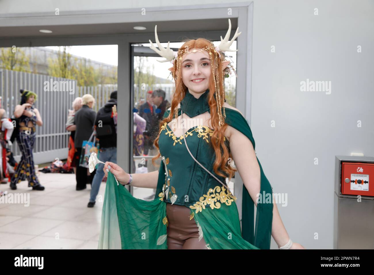Cosplayer bei der Manga-Comic-Con auf der Leipziger Buchmesse 2023 ...