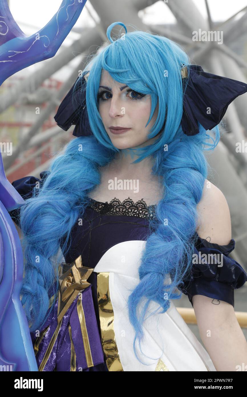 Cosplayer bei der Manga-Comic-Con auf der Leipziger Buchmesse 2023 ...