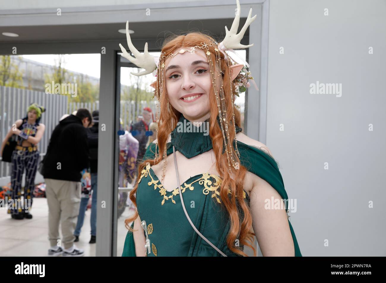 Cosplayer bei der Manga-Comic-Con auf der Leipziger Buchmesse 2023 ...