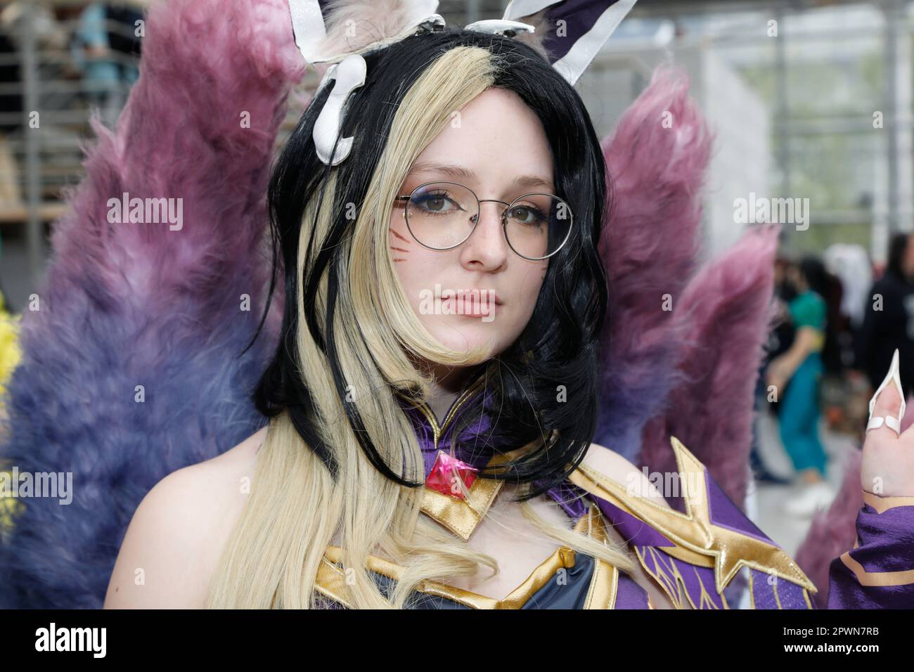 Cosplayer bei der Manga-Comic-Con auf der Leipziger Buchmesse 2023 ...
