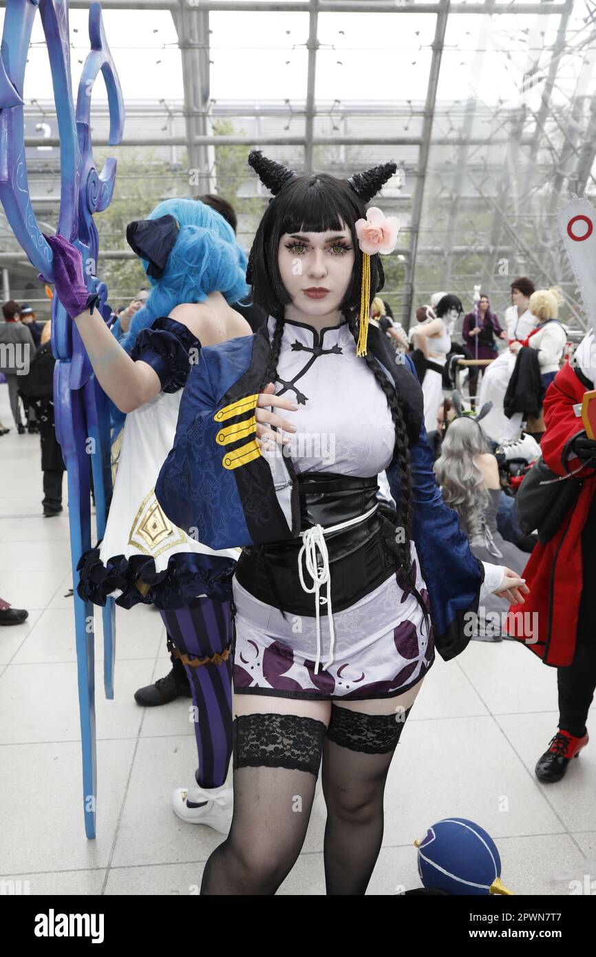 Cosplayer bei der Manga-Comic-Con auf der Leipziger Buchmesse 2023 ...