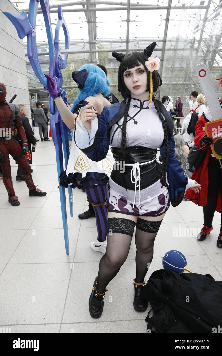 Cosplayer bei der Manga-Comic-Con auf der Leipziger Buchmesse 2023 ...