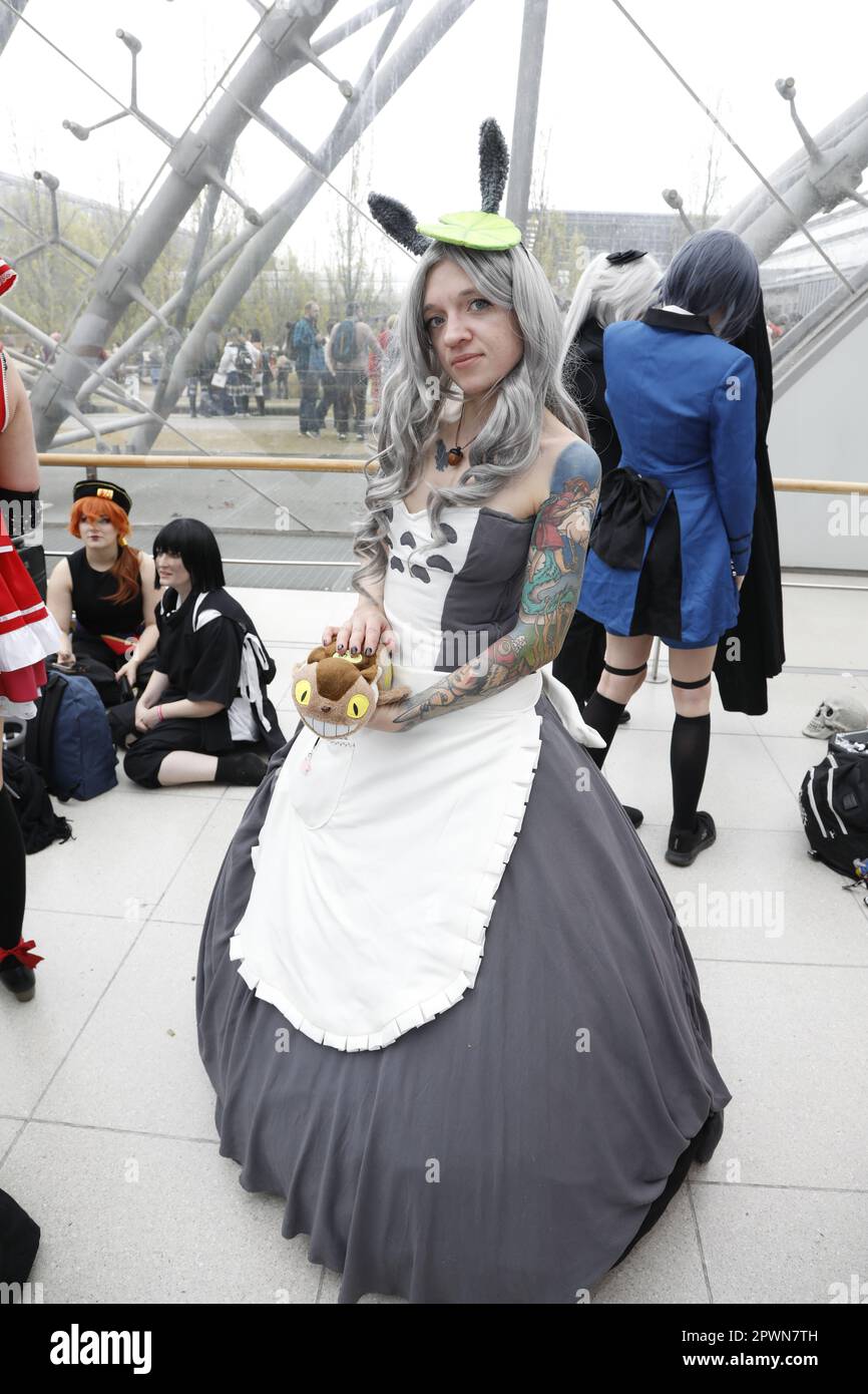 Cosplayer bei der Manga-Comic-Con auf der Leipziger Buchmesse 2023 ...