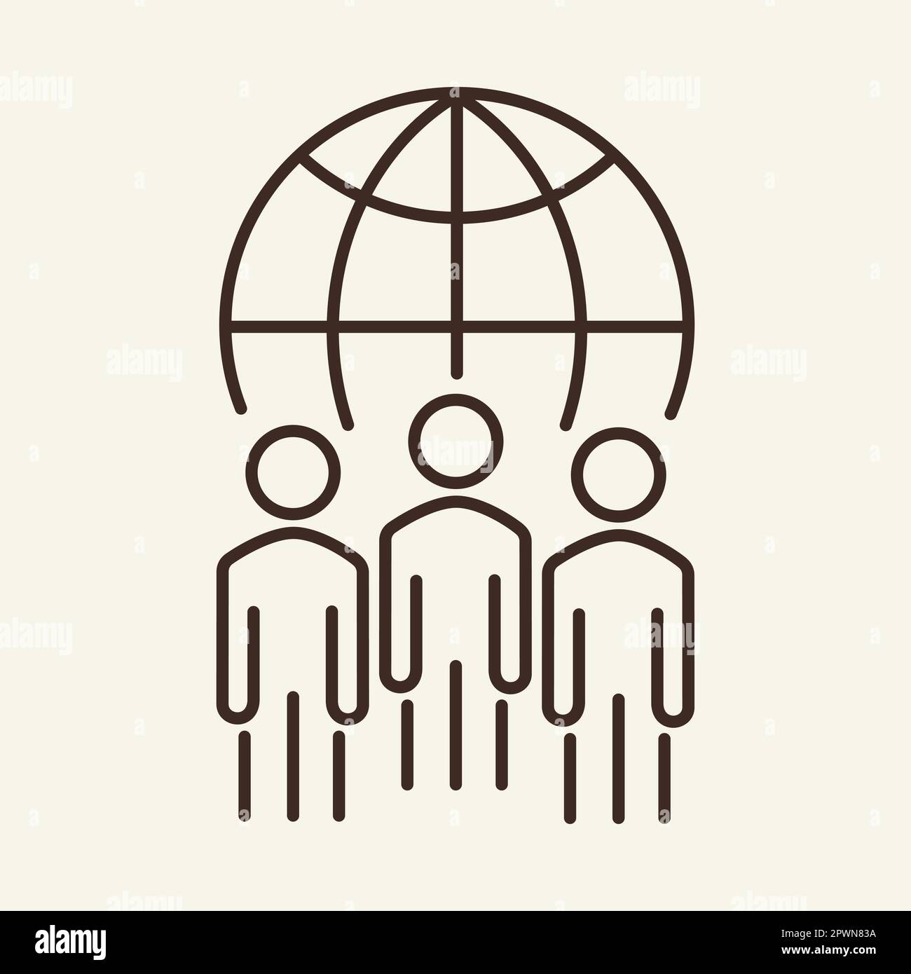 International group line icon Stock Vector Image & Art - Alamy