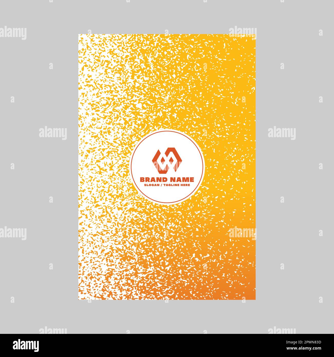 Modern poster with grain texture style. Editable, resizable, EPS 10 ...