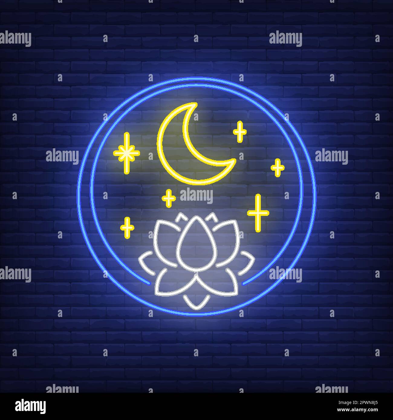 Lotus flower sign in hi-res stock photography and images - Alamy