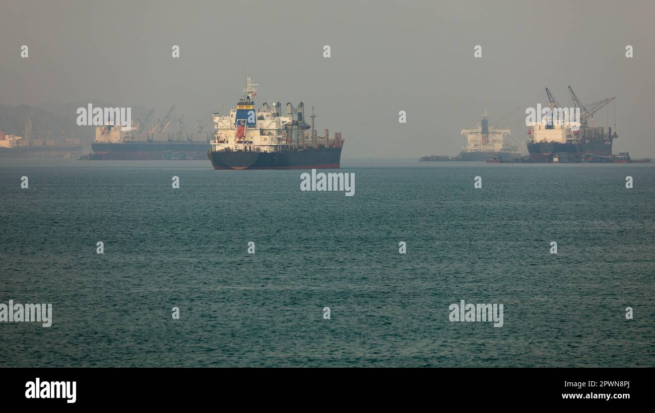 General cargo ships and bulk carriers transporting dry loose cargo ...