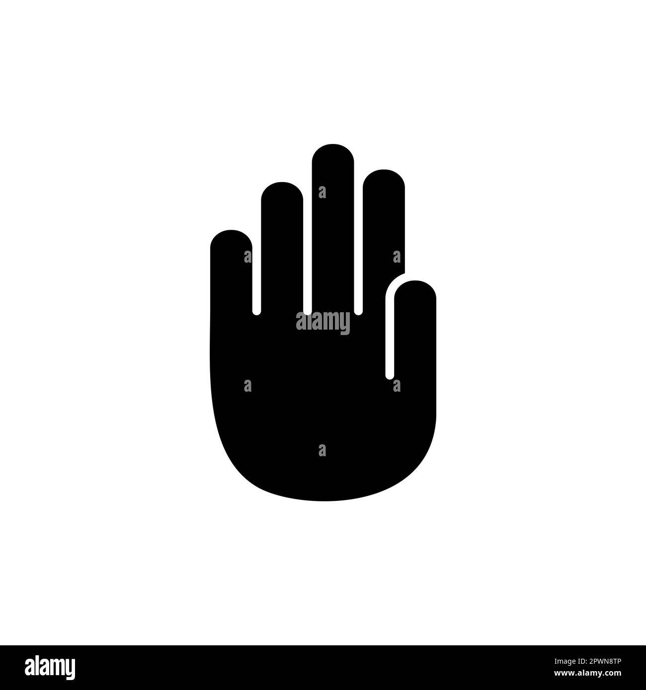 Hand icon vector. hand symbols. palm Stock Vector Image & Art - Alamy