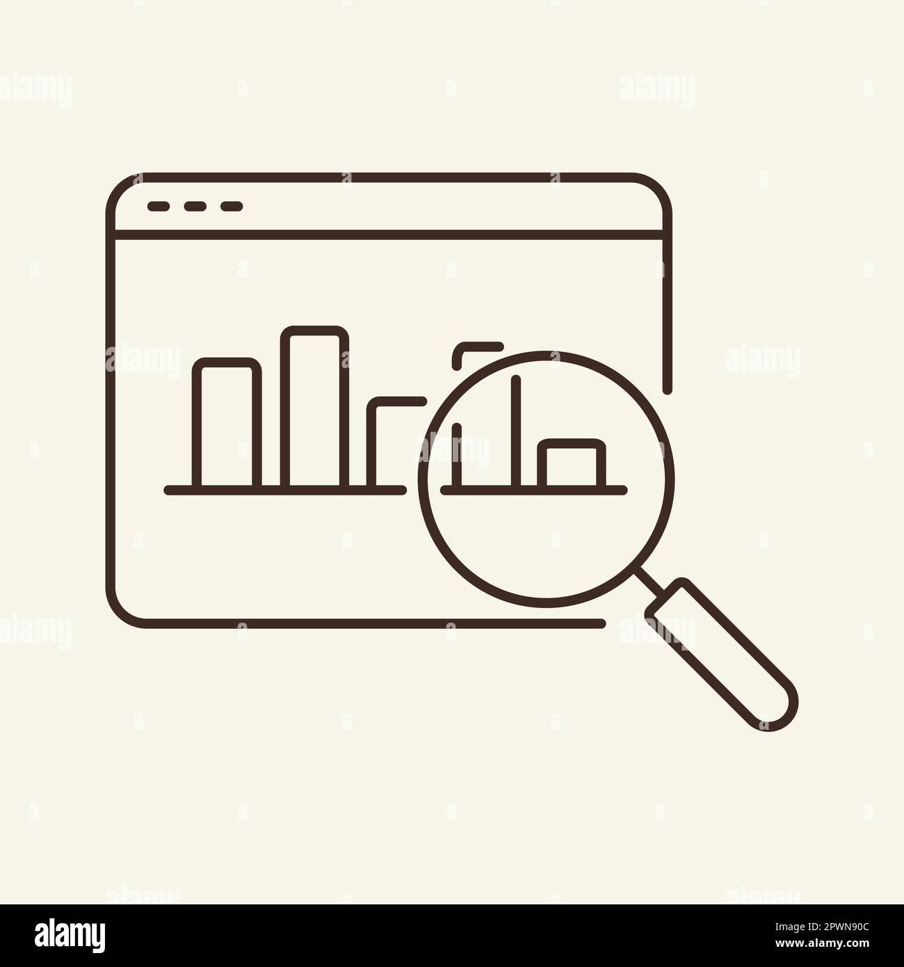Analytics line icon Stock Vector Image & Art - Alamy