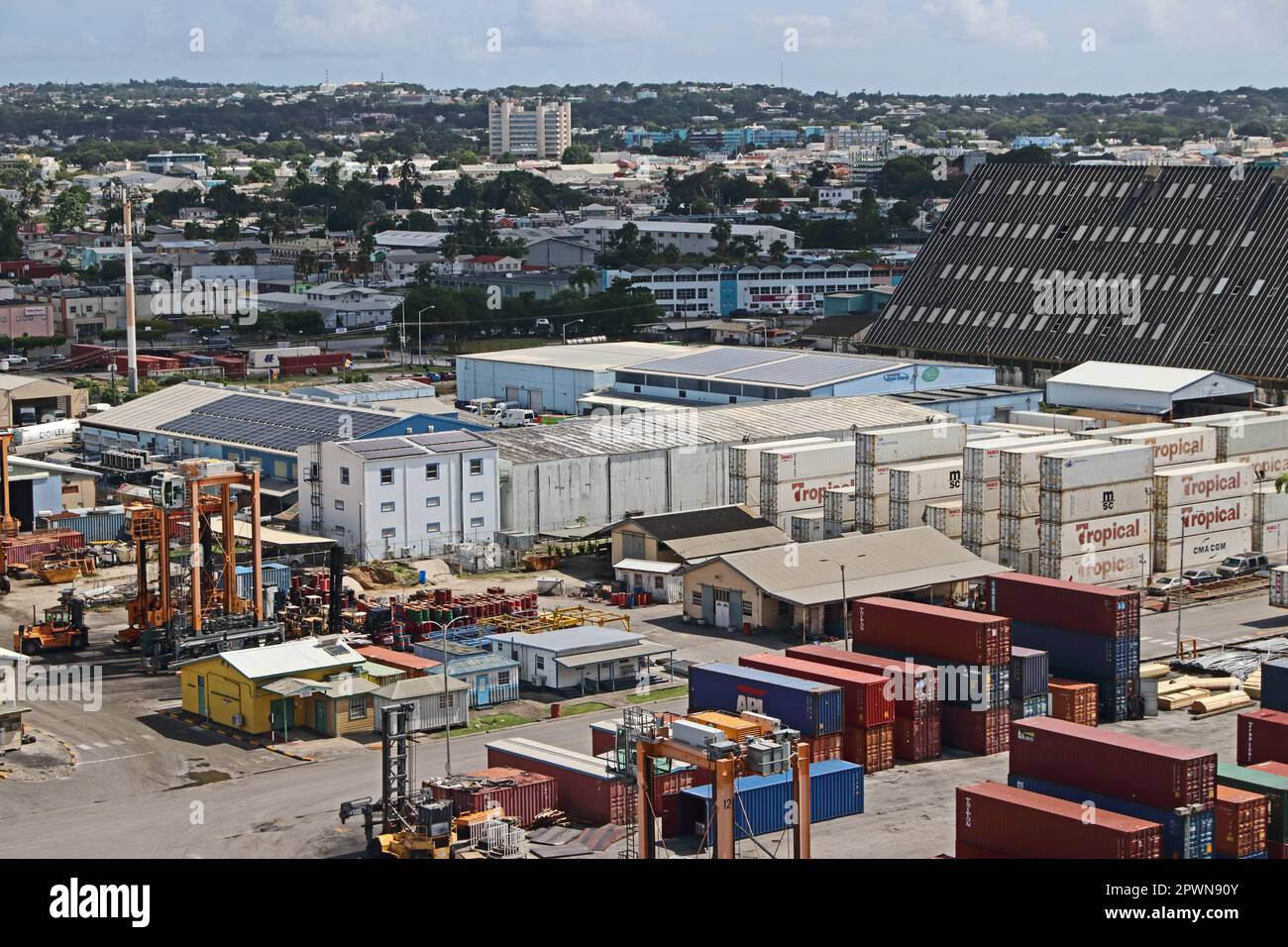 Port of Bridgetown, Barbados Stock Photo - Alamy