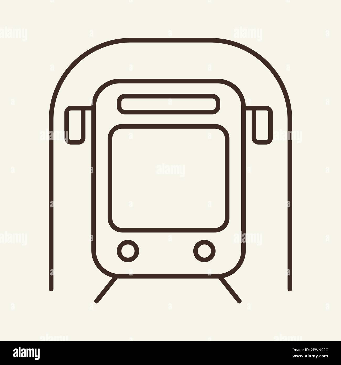 Subway line icon Stock Vector Image & Art - Alamy