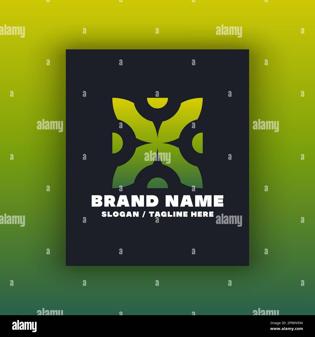 Letter X logo design template. Editable, resizable, vector illustration ...