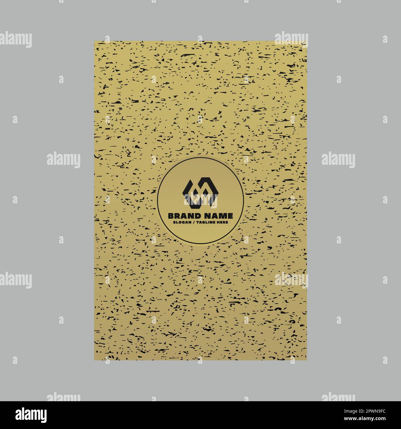 Modern poster with gritty texture style. Editable, resizable, EPS 10 ...