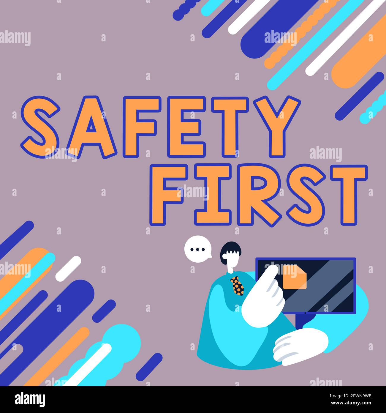 Conceptual caption Safety First, Business overview Avoid any ...
