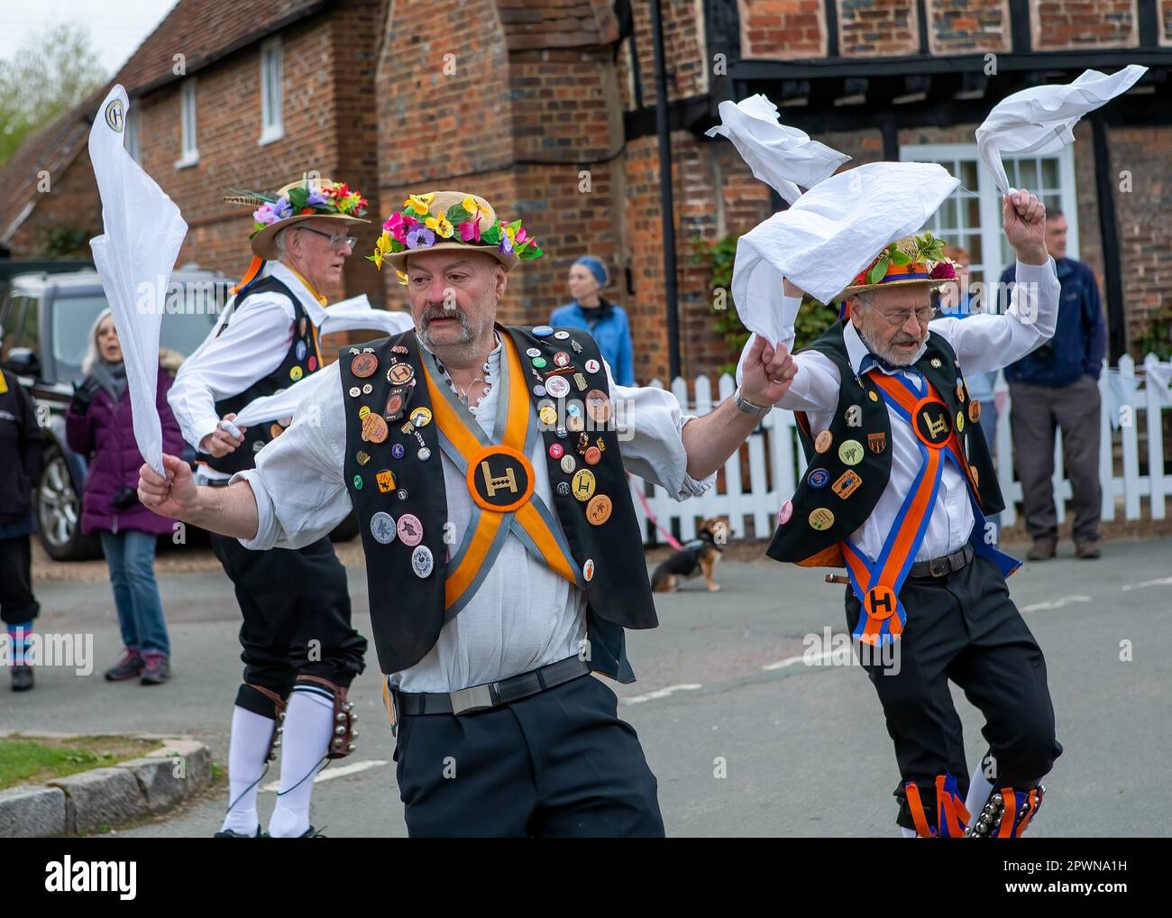 Aldbury village, UK 1st May 2023. A Mayday tradition.Aldbury village ...