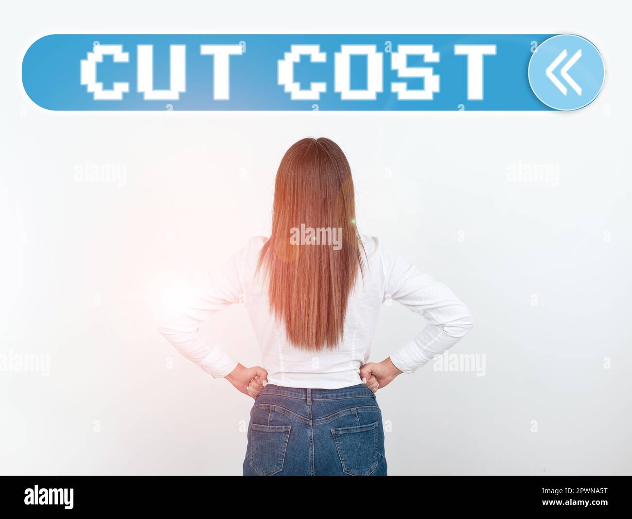 Sign displaying Cut Cost, Conceptual photo Measures implemented to ...