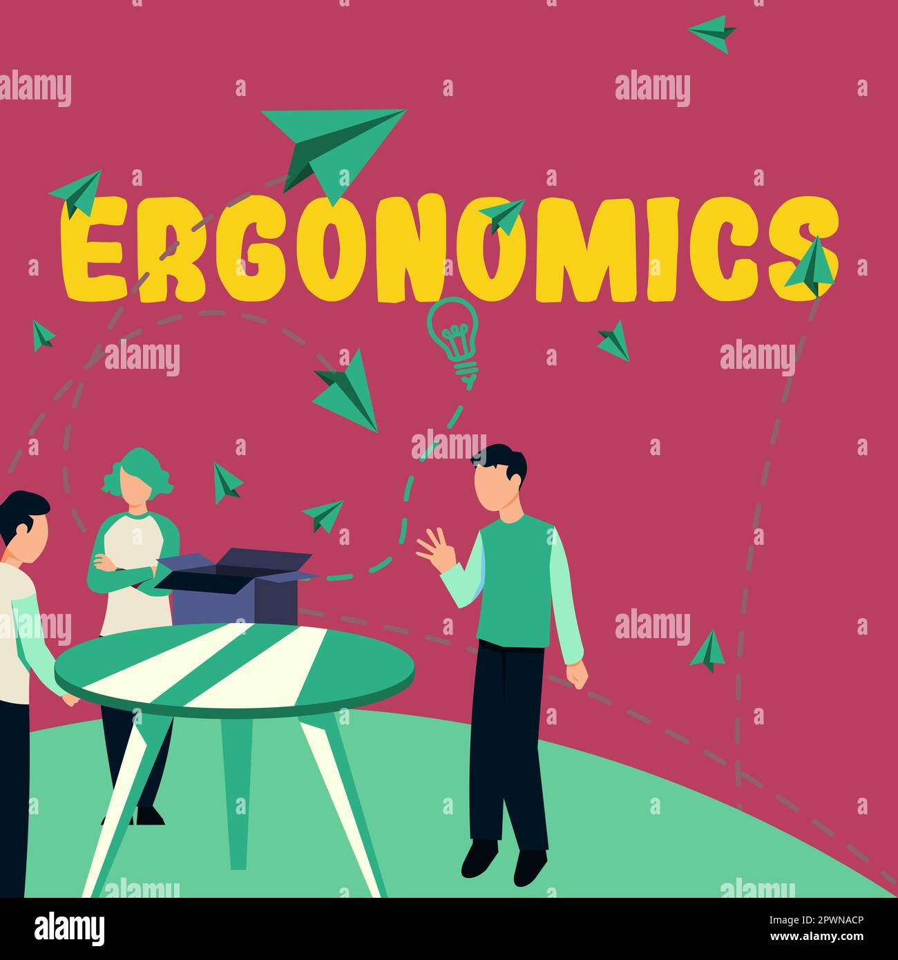 Sign displaying Ergonomics, Conceptual photo fitting or designing a ...