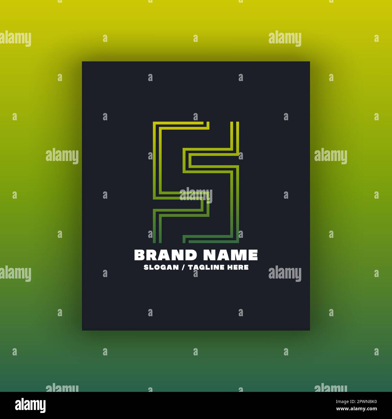 Simple letter S logo design template. Editable, resizable, vector ...