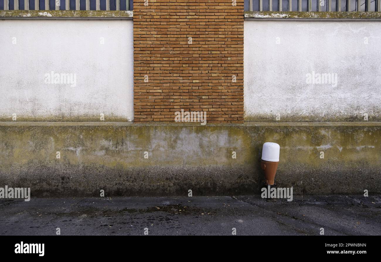 Detail of water intake for firefighters, fire protection Stock Photo ...