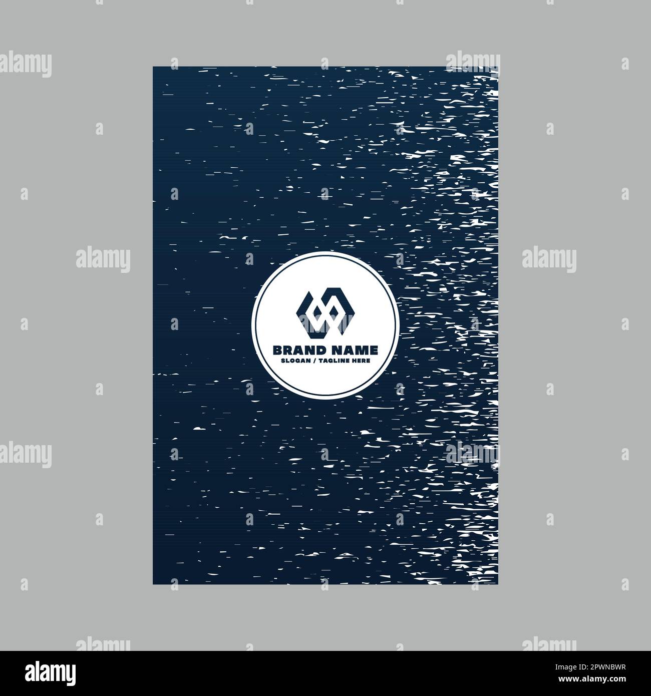 Modern poster with grain texture style. Editable, resizable, EPS 10 ...