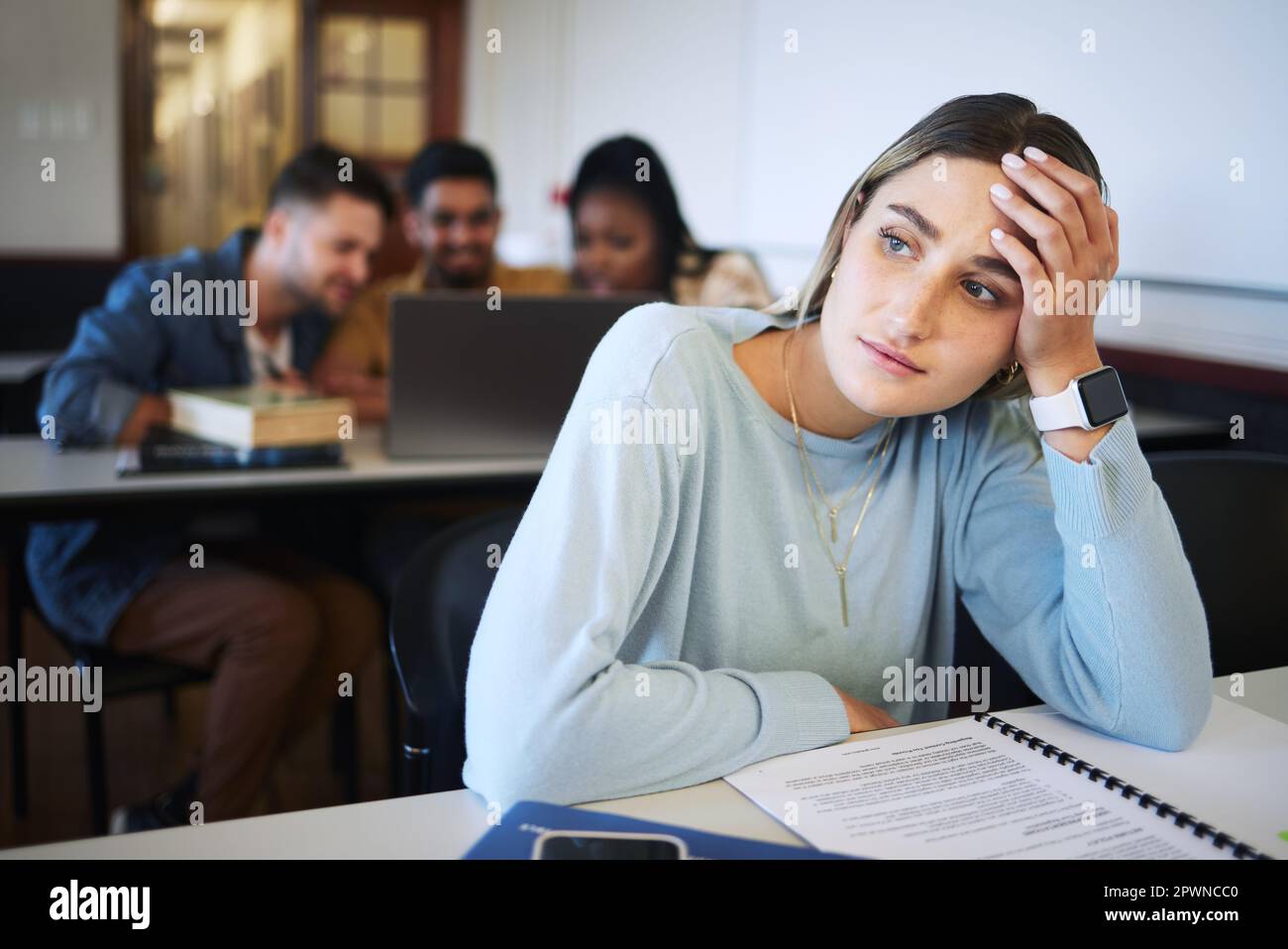 Anxious College Student