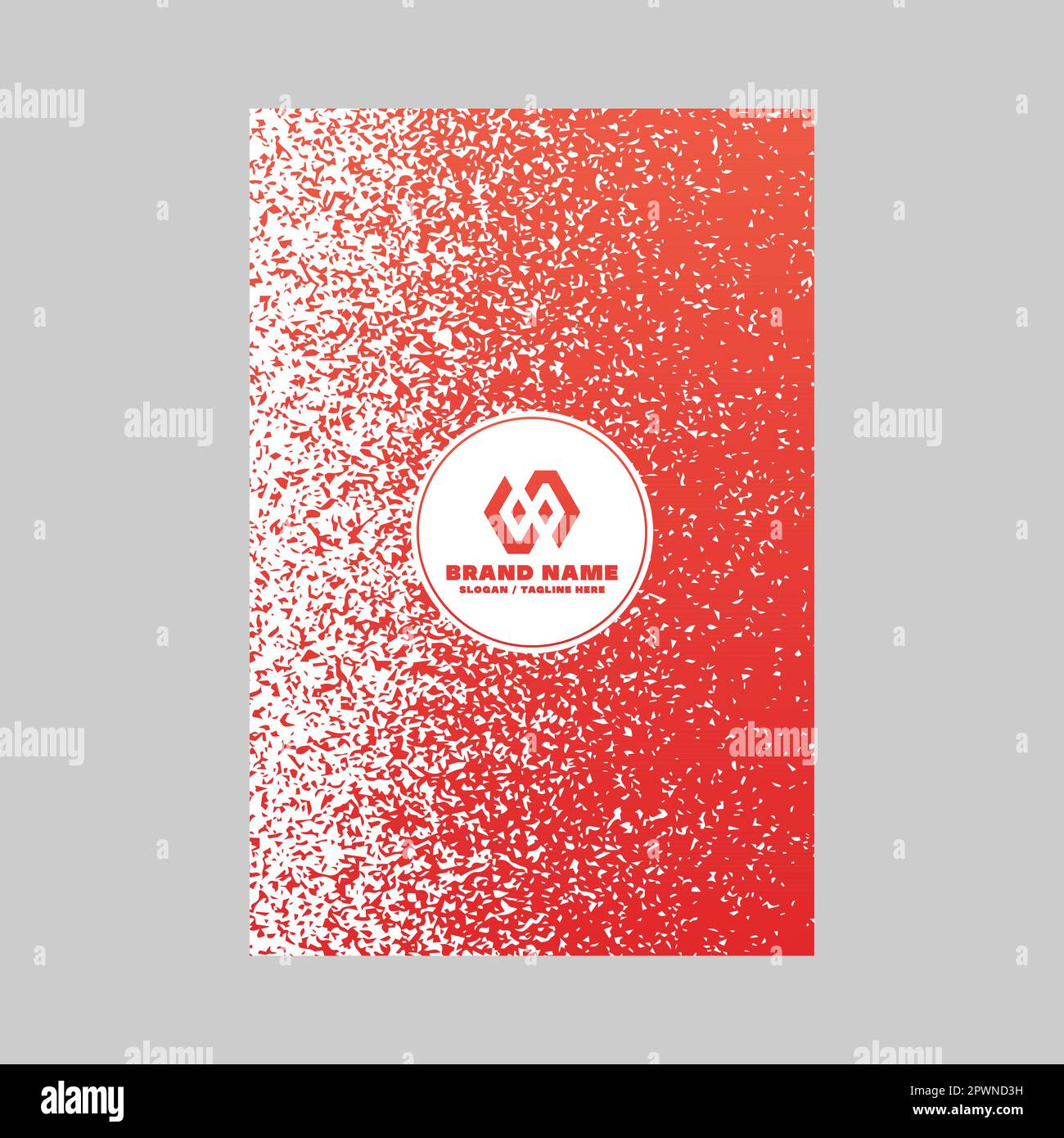 Modern poster with grain texture style. Editable, resizable, EPS 10 ...