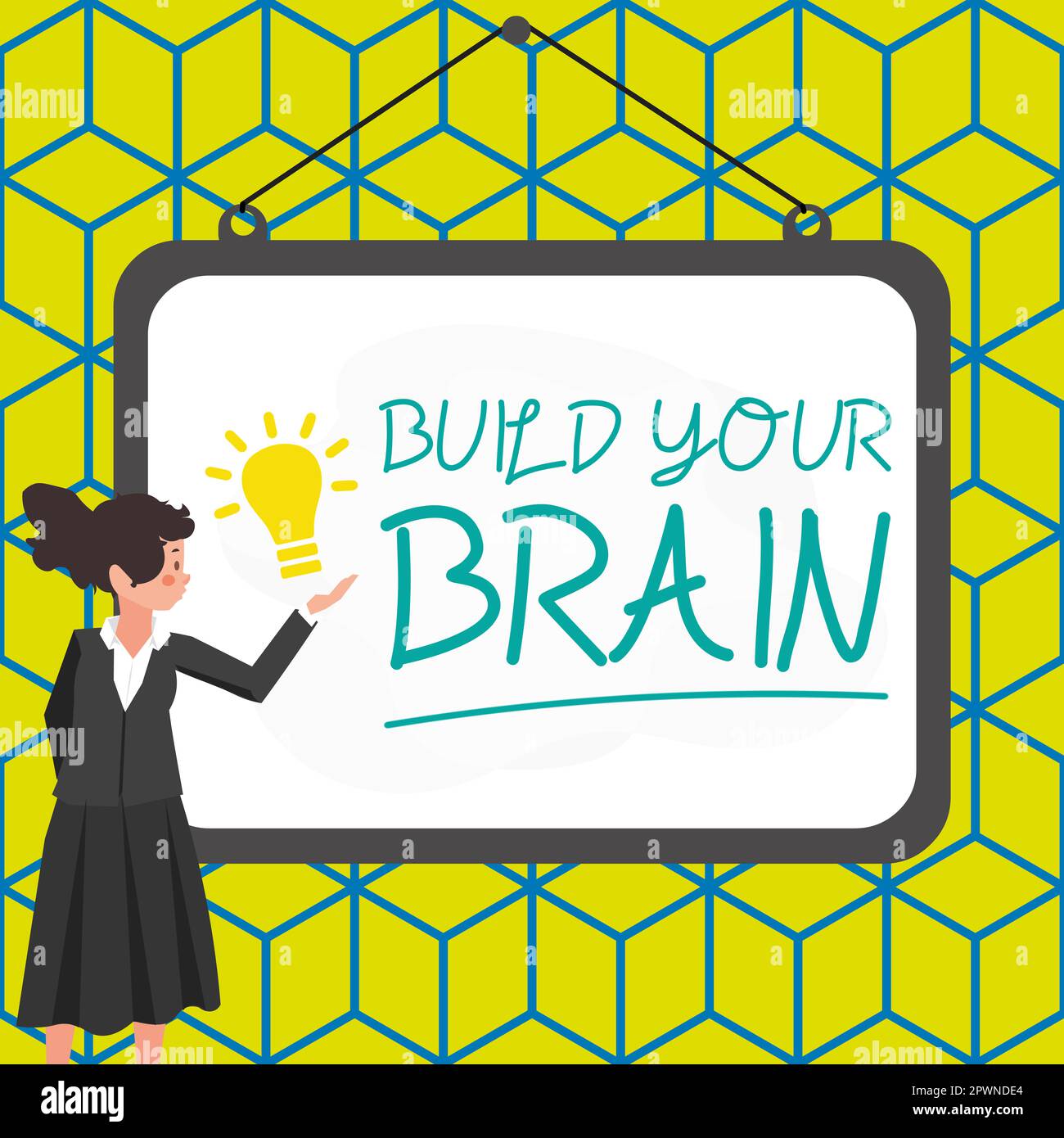 Text showing inspiration Build Your Brain, Business idea mental ...